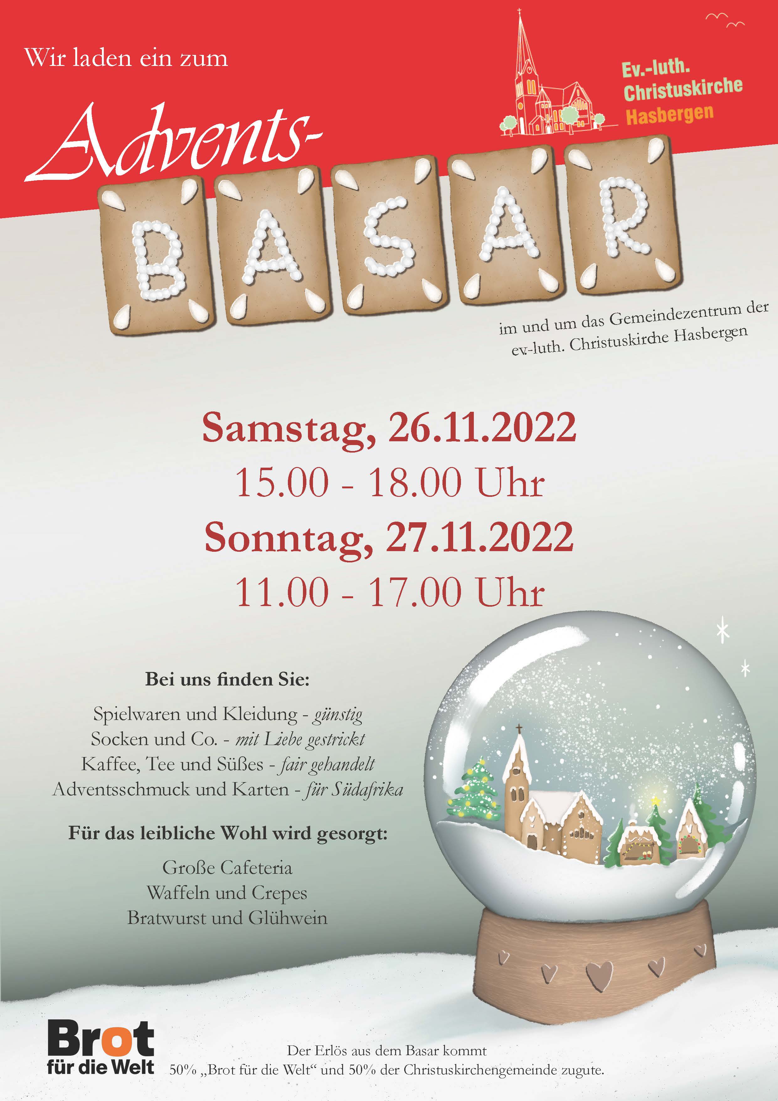 Impressionen vom Adventsbasar 2022