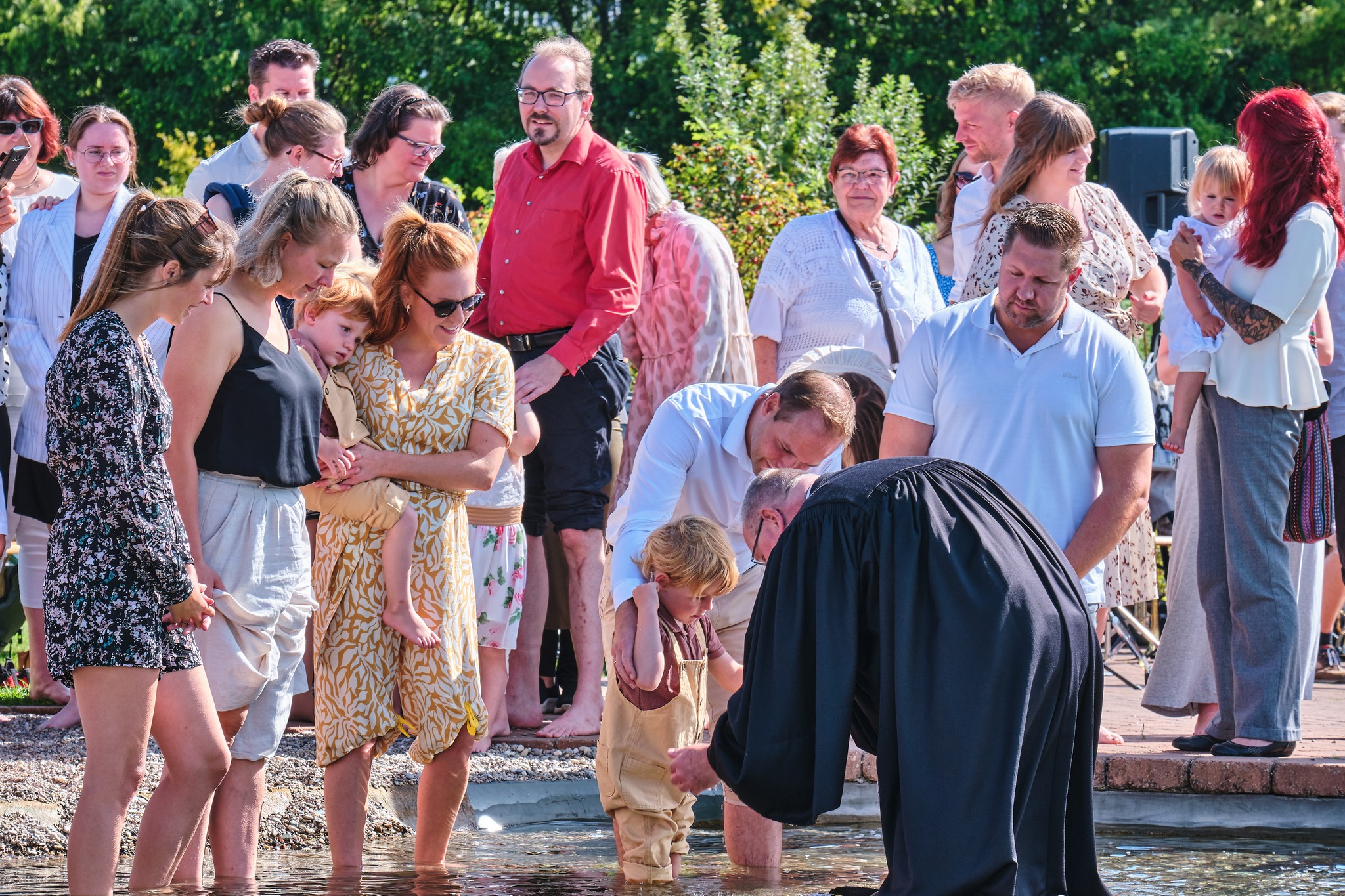 Tauffest im Naturbad